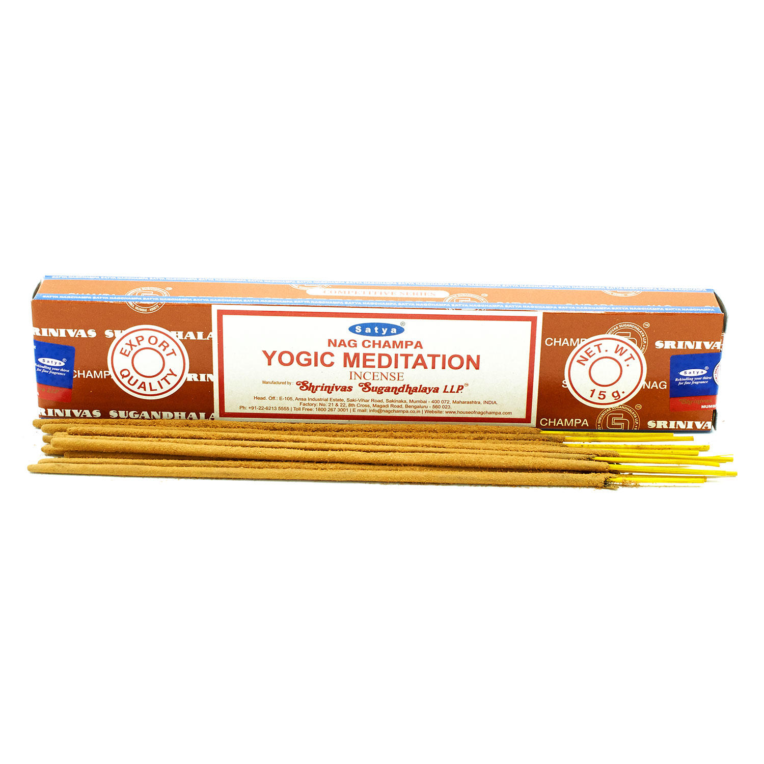 Wholesale Satya Incense Sticks 15g - Yogic Meditation - AWGifts Europe ...